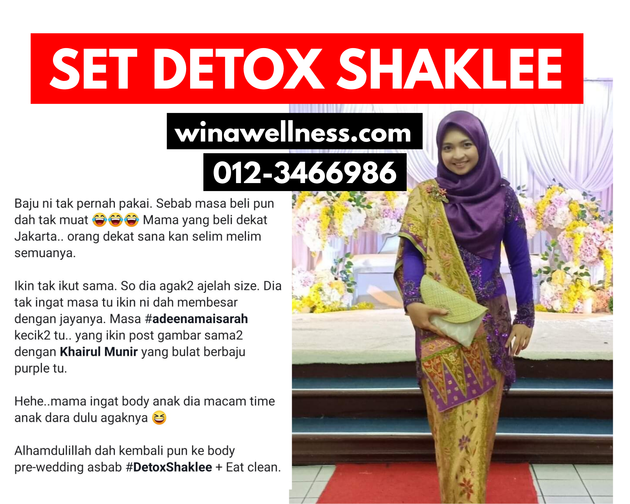 Testimoni Set Detox Shaklee - PENGEDAR SHAKLEE PULAU PINANG